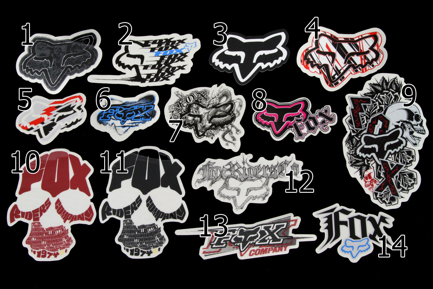 Fox Sticker (32 styles available!)